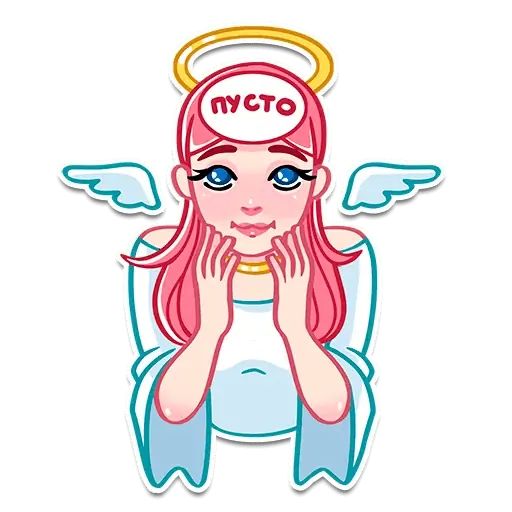 Набор стикеров для Telegram «Prosto Ангелы и Демоны»