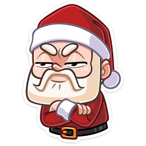 Набор стикеров для Telegram «Деда Мороз»