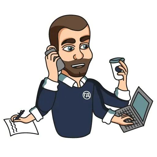 Набор стикеров для Telegram «Генеральный директор»