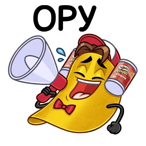 Набор стикеров для Telegram «Мистер Чипс»