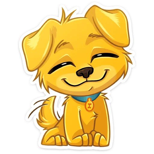 Набор стикеров для Telegram «Голден»