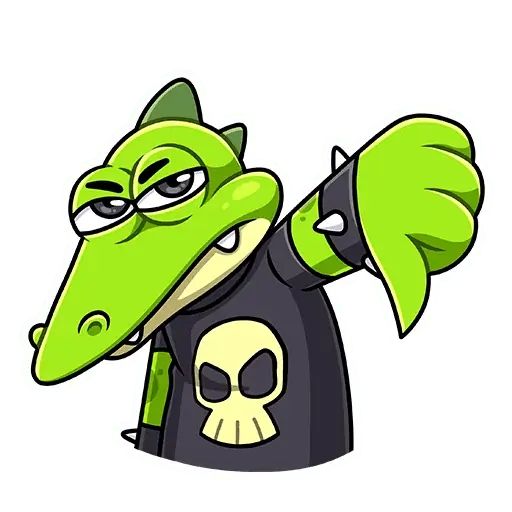 Набор стикеров для Telegram «Крок»